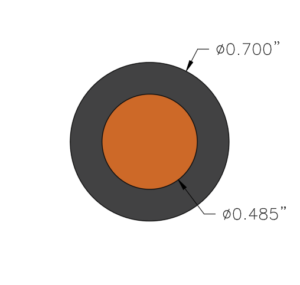 2/0 EB Flex ™ Welding Cable - BLACK - Electron Beam